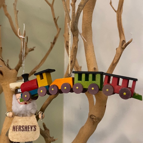 Wooden Train Christmas Ornaments at Kenneth Locke blog